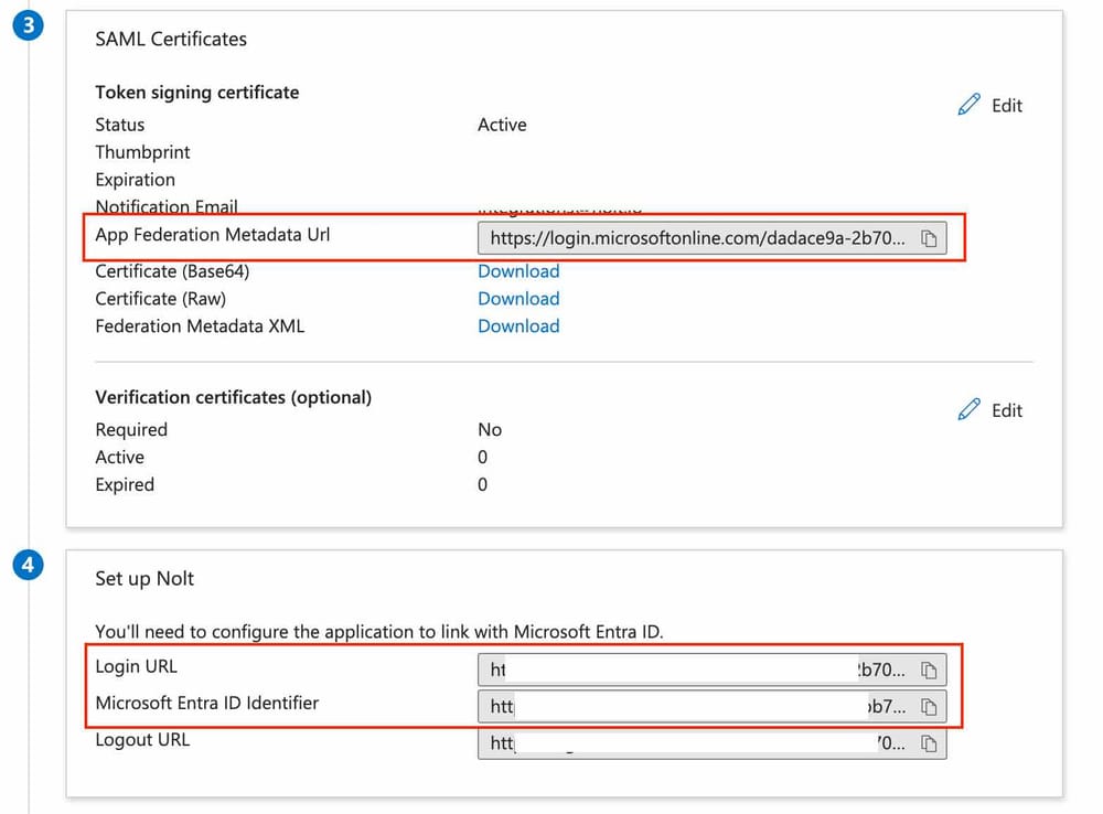 Single sign-on (SSO) via Microsoft Entra ID (Azure AD) · Help · Nolt